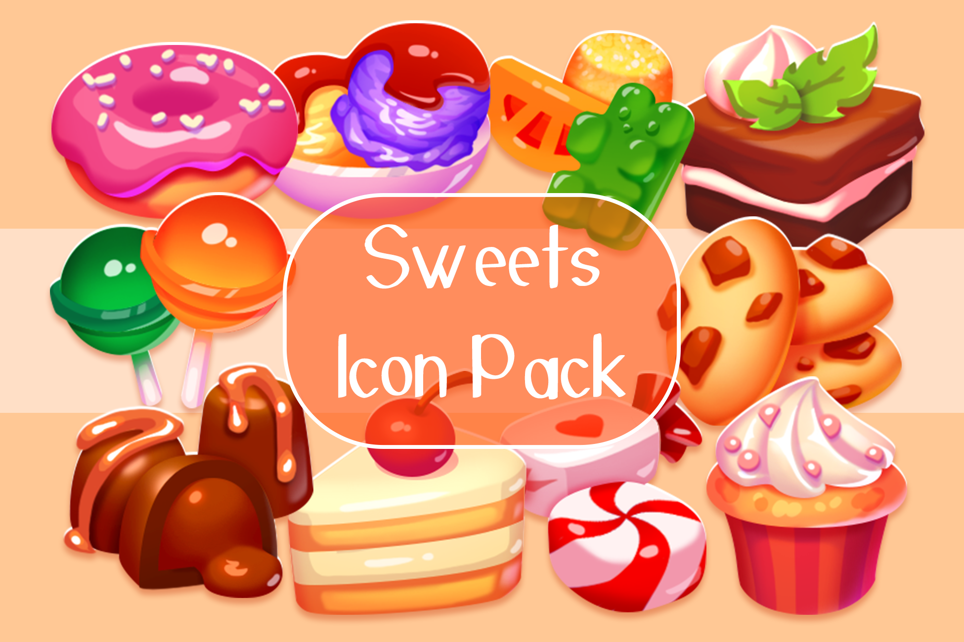 Sweets Icon Pack by Persefida