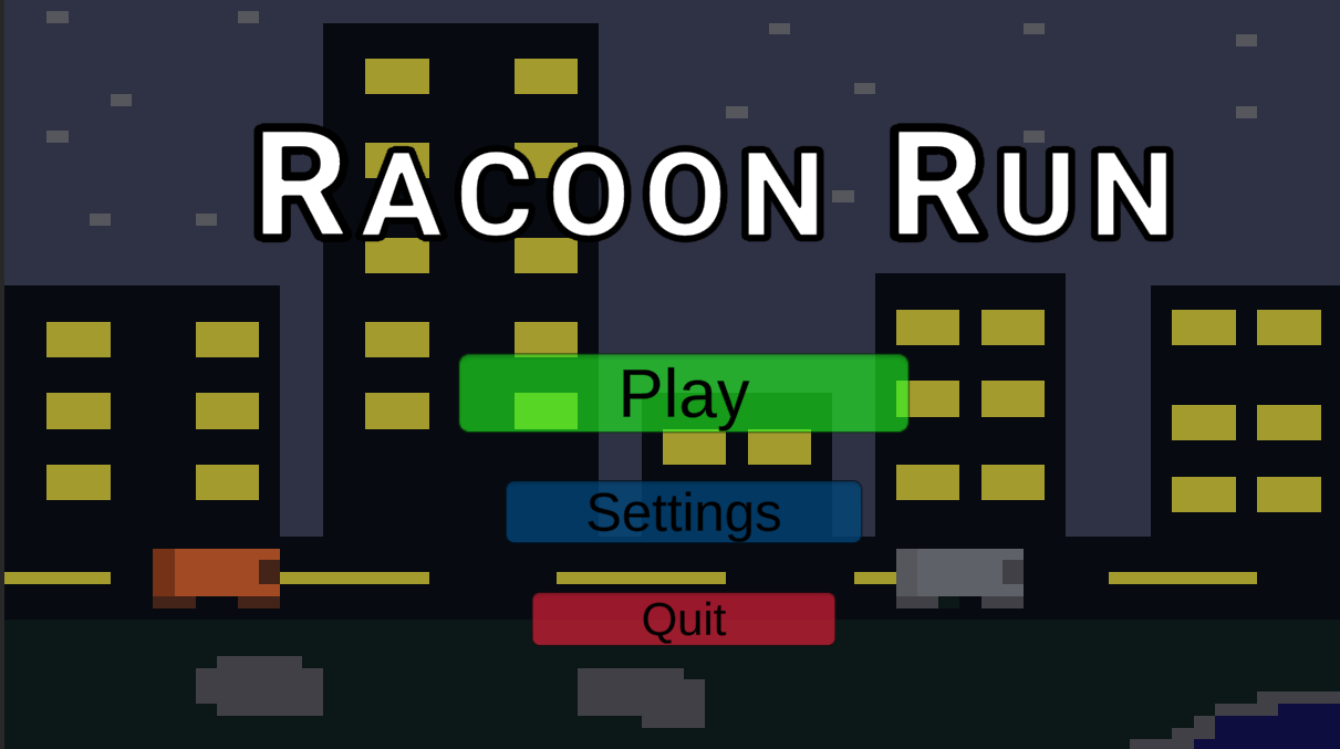 Raccoon Run by soft16monkey for Brackeys Game Jam 2022.2 - itch.io