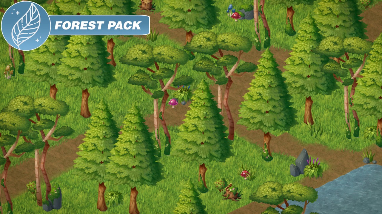 Forest Pack - 2D Handpainted assets by Blue Pothus Market