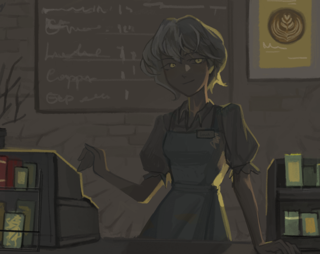 One Hell of a Coffee Shop by amordochka, cygni, mlkrn