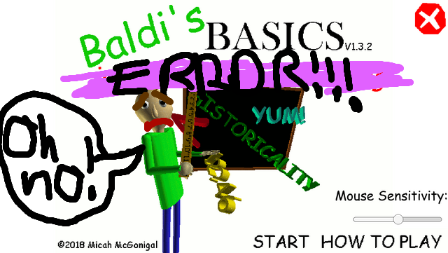 Requests 2: Baldi's Basics ERROR Classic 1.3.2 by ROSS'S SUMMER SESSIONS