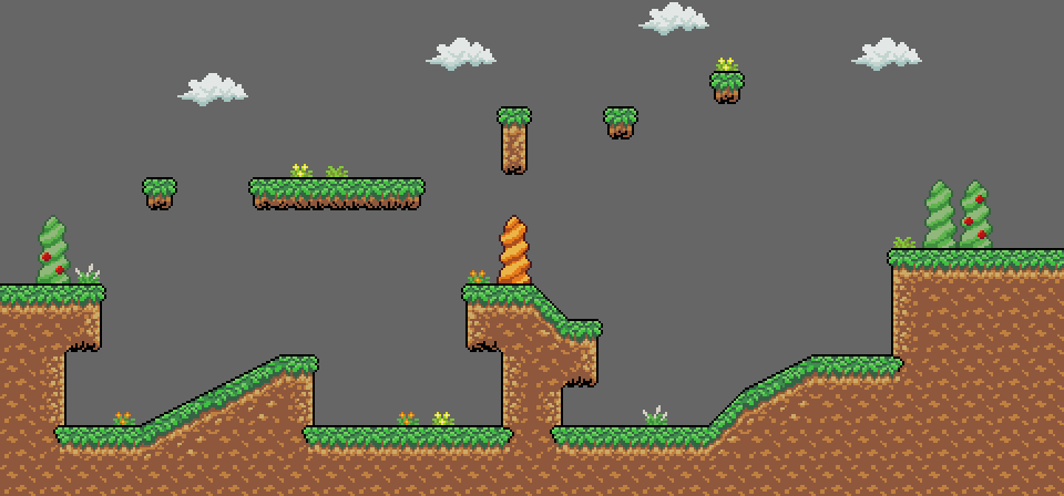 Grass Platformer Tileset 01 by Jap Q