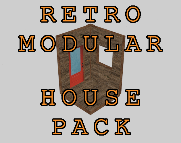 Retro Modular House Pack by Elegant Crow