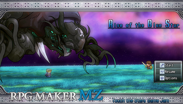Rise of the Blue Star by lost_boy86 for RPG Maker MZ Touch the Stars ...