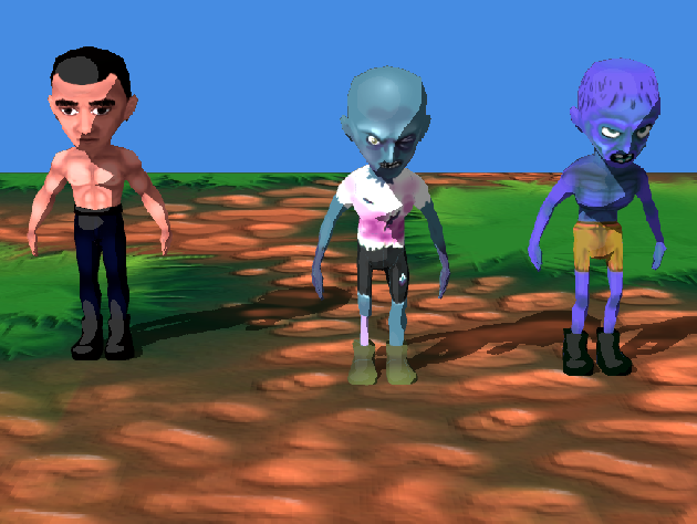 Three cartoon characters by diego_ultimate