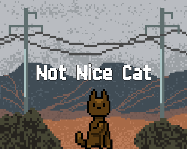 Not Nice Cat by Unique, Anyone Inside, Drillu for Bored Pixels Jam 8 ...