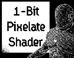 1-Bit Pixelate Shader for Unreal Engine by Norishiopan