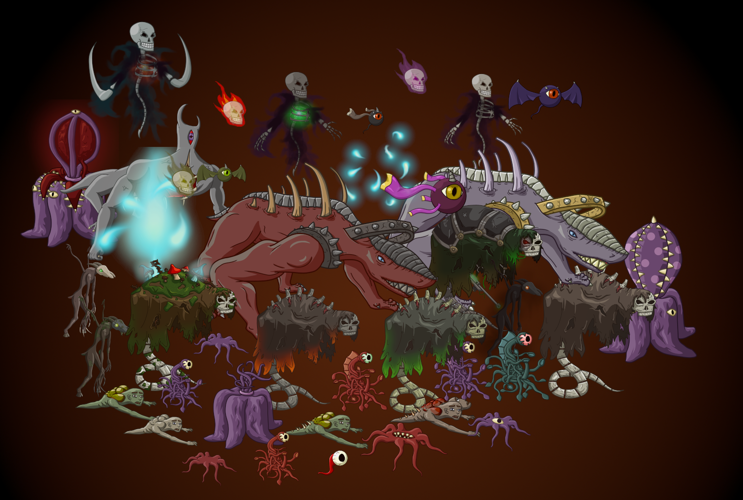 Rasaks Pixelhölle: Demons and Ghosts by Rasak