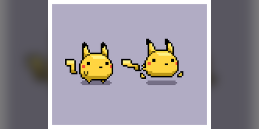 Big Pika Character Sprite by Caz Creates Games