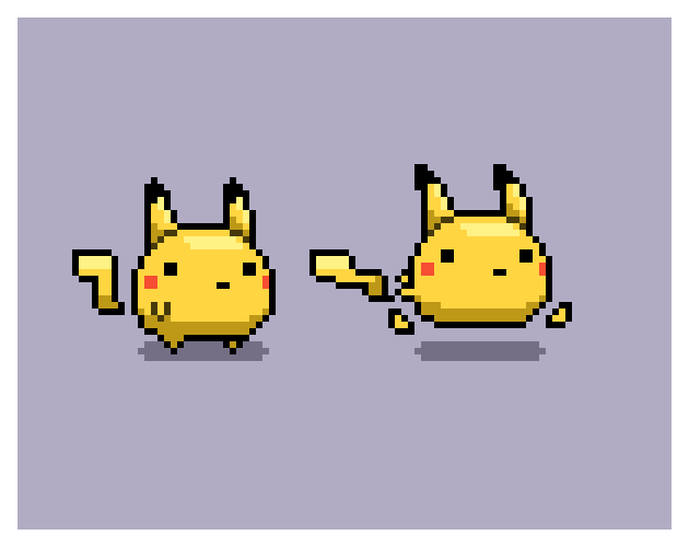 Big Pika Character Sprite by Caz Creates Games