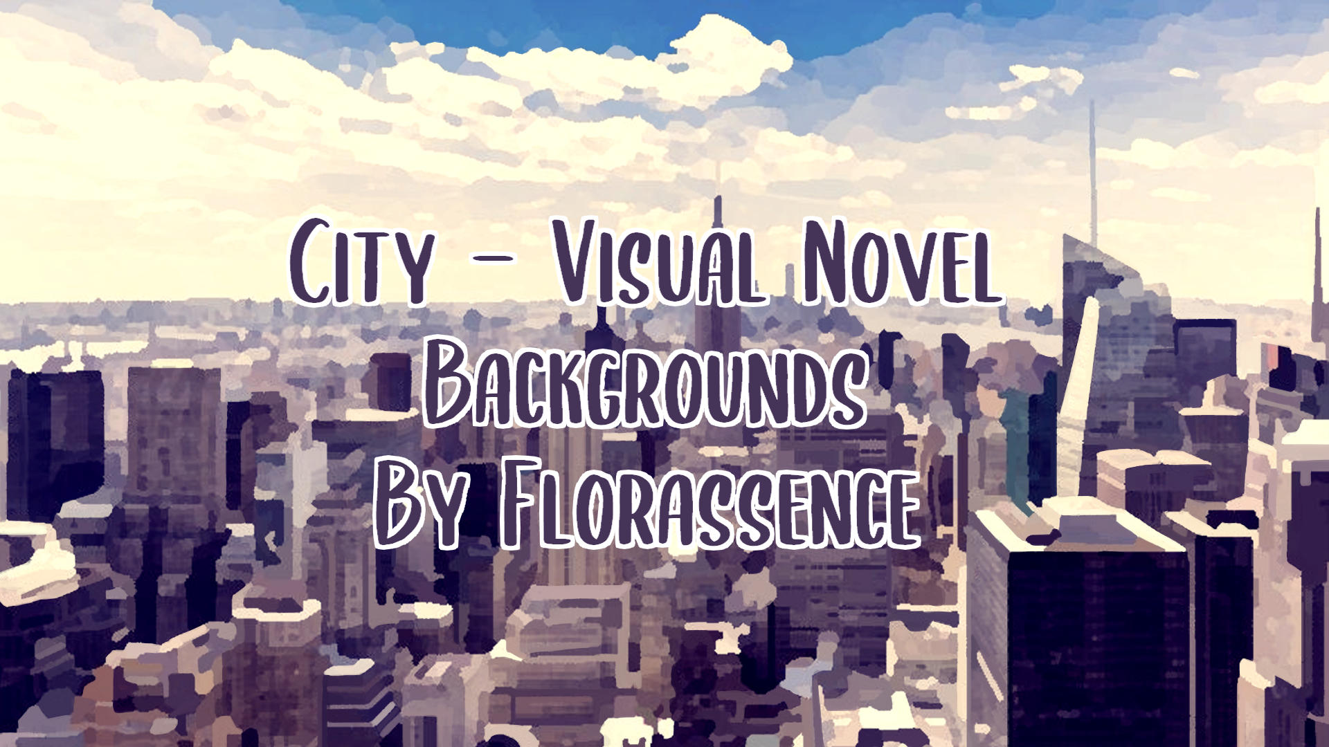City-Visual Novel Backgrounds by Florassence