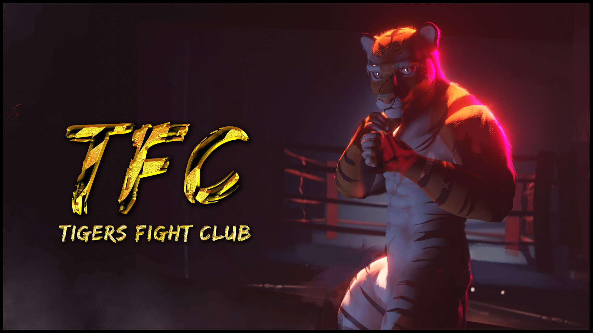 Tigers Fight Club by sayan