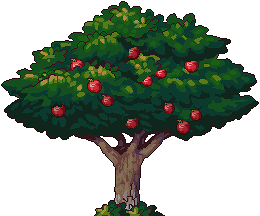 apple sprites by elenetari