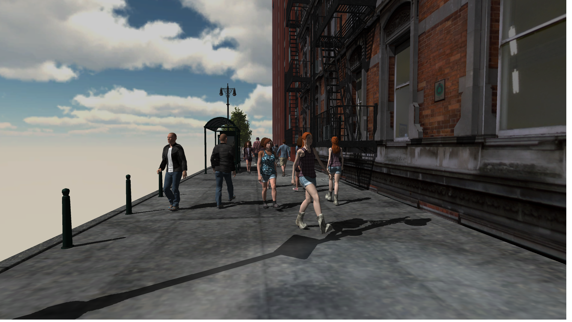 Simple Crowd Simulation by SlimG