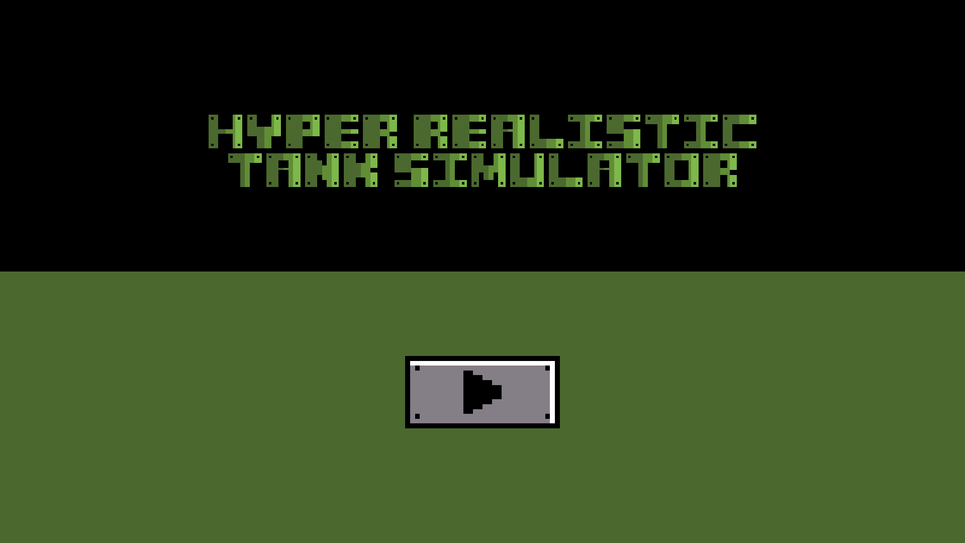 Hyper Realistic Tank Simulator by Champlain Game Academy 2021