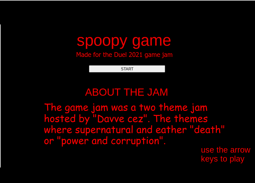 Spoopy game by Meltdown Games