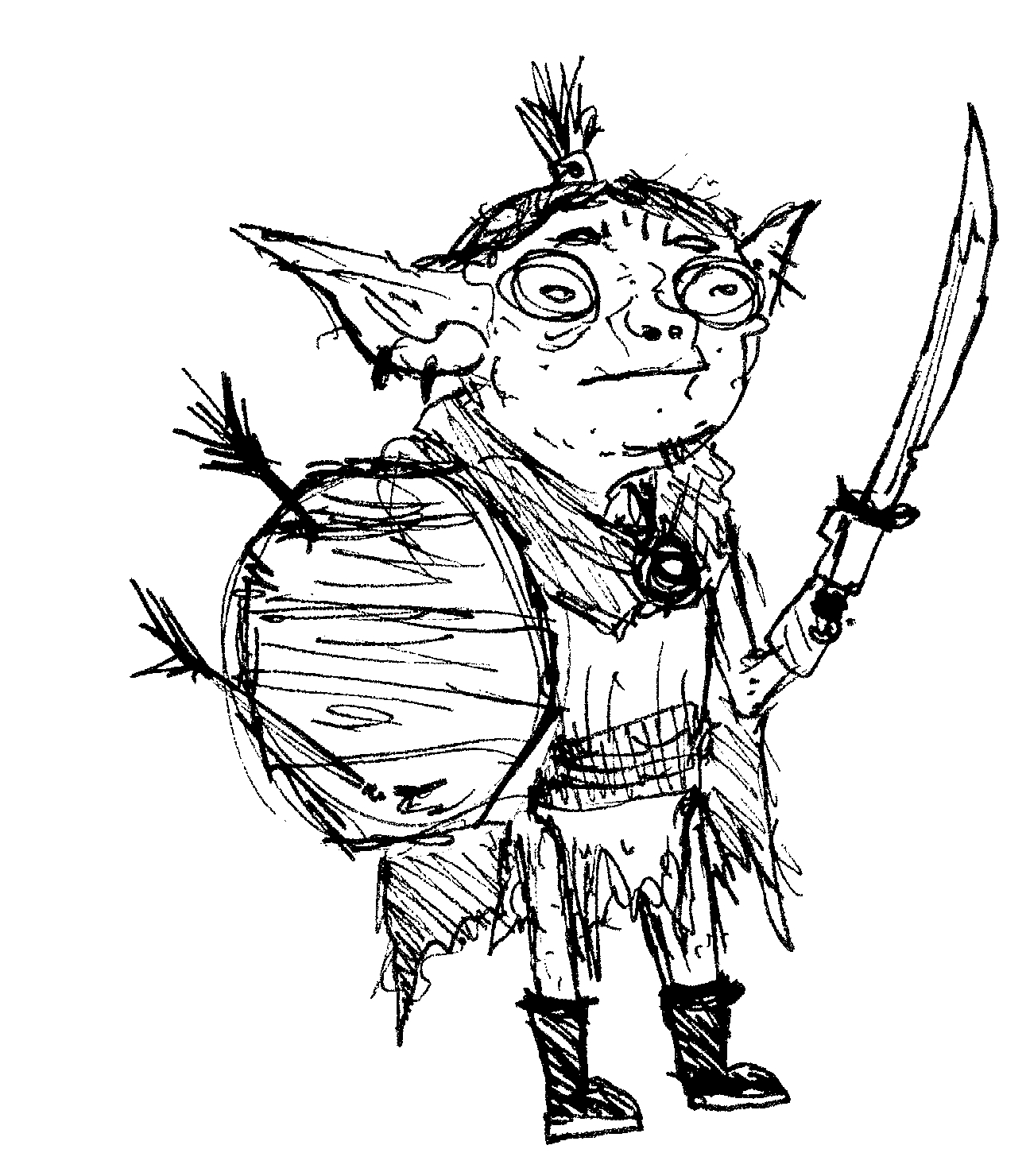 The Goblin Manor of Anstruther-Mogg Paper Minis by Roz