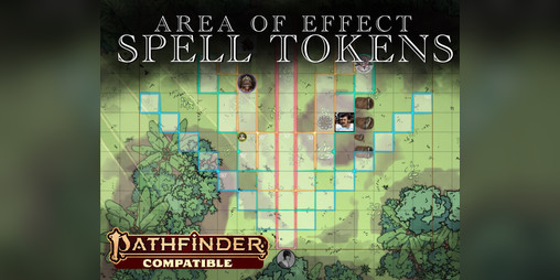 Pathfinder 2e Compatible Spell Template tokens for your Virtual Table ...