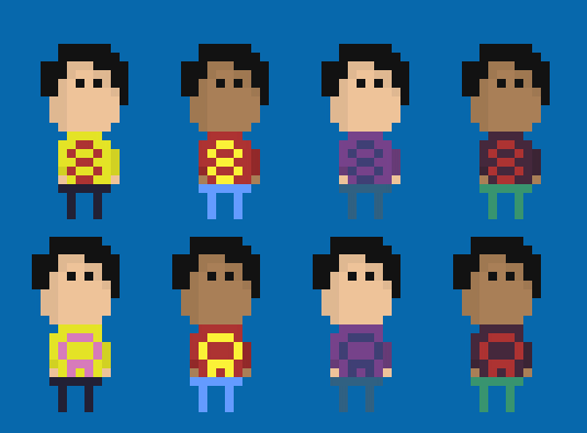 Pixel Art Animated Child Pack by Gimmly97