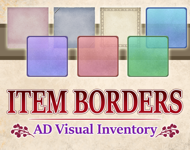 AD Visual Inventory: Free Item Borders by dragoonwys