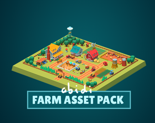 Cute Farm Asset Pack- Lowpoly 3D by abidi