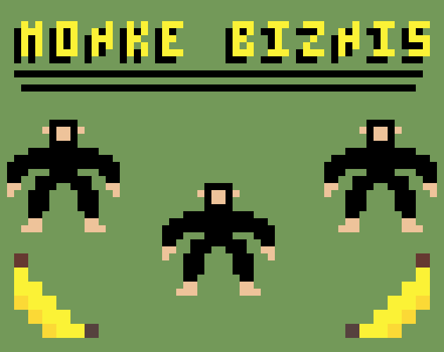 Monke Biznis by Warm Apple Studios, Colin Watterson, J-mo