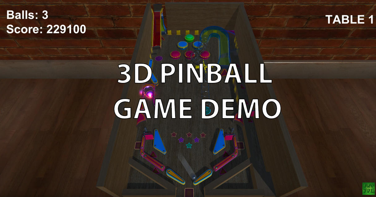 3D Pinball Game Demo by Tegridy Made Games