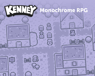 Monochrome RPG by Kenney (Assets)
