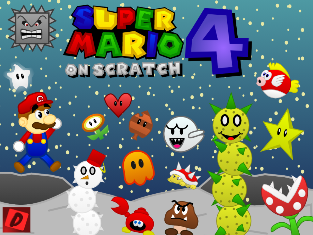Super Mario on Scratch 4 - HTML Port by DuckGoose9254