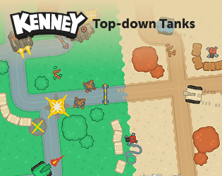 Top-down Tanks Redux by Kenney (Assets)
