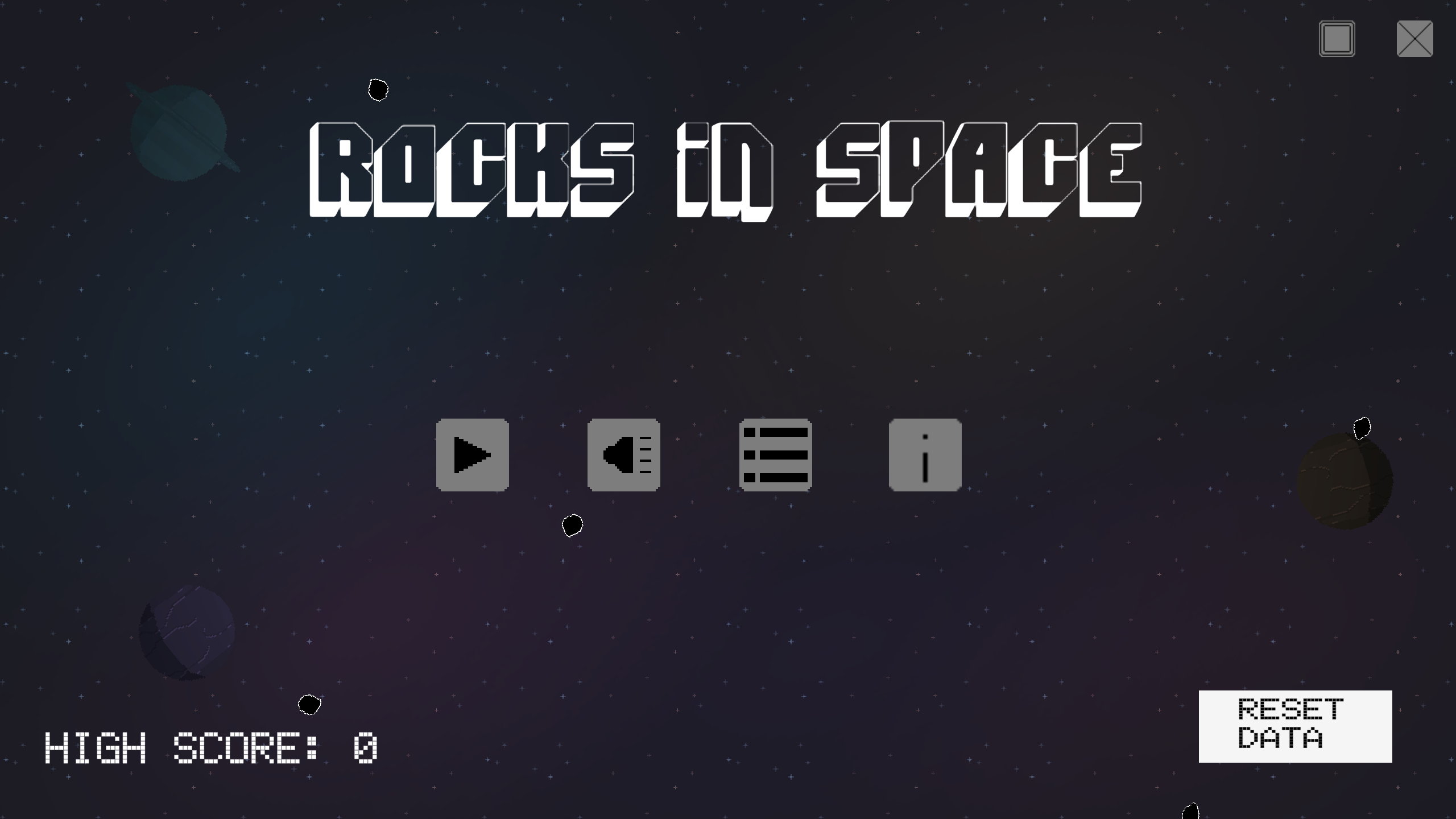 Rocks in Space by Dayne