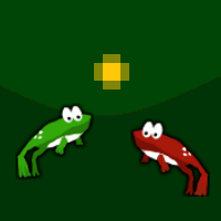 Furious Frogs Feast on Fireflies by The Lame Brain