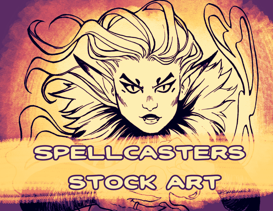 SpellCasters Stock Art by Alex Coggon