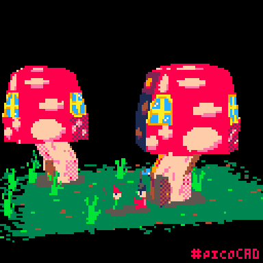 Fungal house [picoCAD] by eljoshp