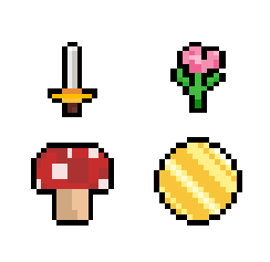 Assets 16x16 pixel by Matricario