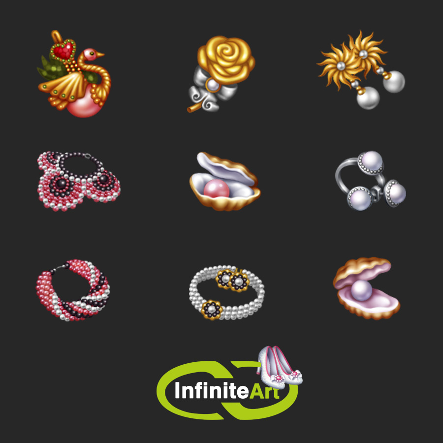 Pearl Icons by INFINITE ART SOLUTIONS