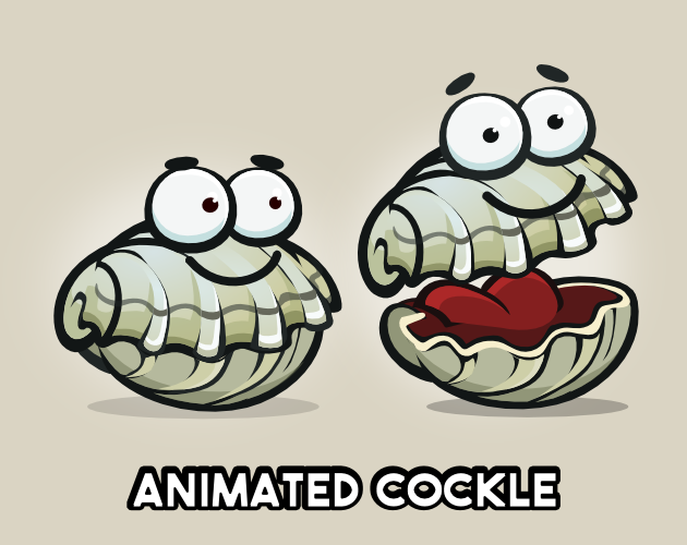 Animated cockle by Robert Brooks - gamedeveloperstudio.com