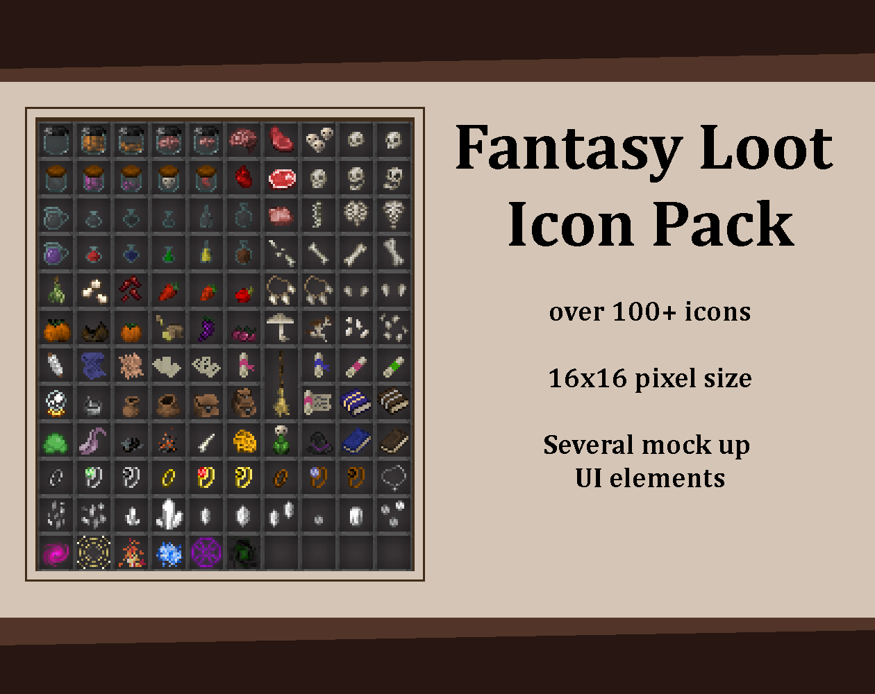 Fantasy Loot Drop Asset Pack by BTL games
