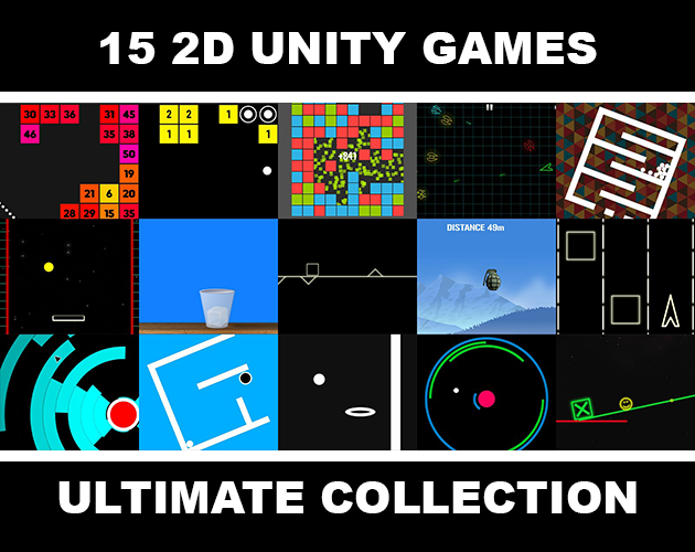 15 2D Unity Games Bundle by NeonSpaceFighter