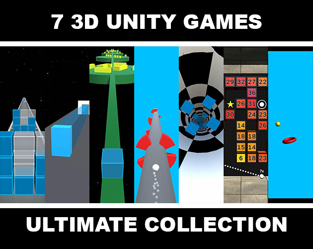 7 3D Unity Games Bundle by NeonSpaceFighter
