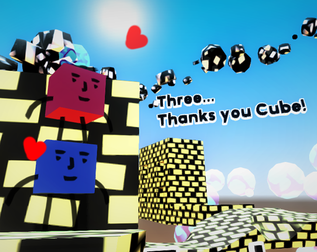 Thanks you Cube by Fyodor Shchukin for STOP WAITING FOR GODOT - itch.io