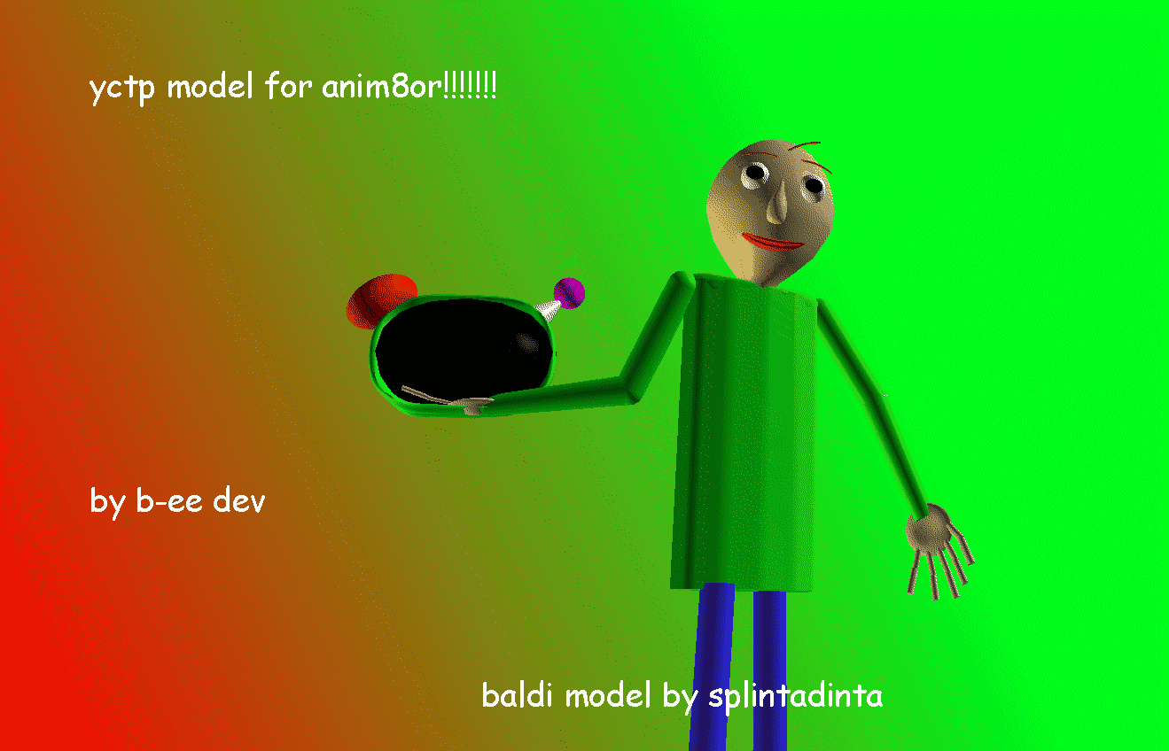 YCTP model for anim8or by B-ee_dev