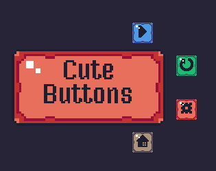 Cute Buttons by Humble Pixel