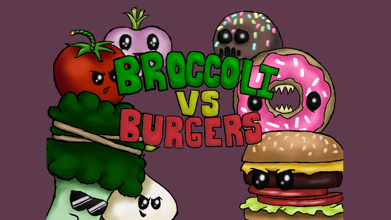 Broccoli VS Burgers by TheDollarGameStore, TianeErwee, Louis Strauss ...