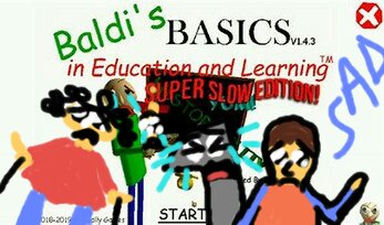 Baldi Basics Super Remake Slow by ROSS'S SUMMER SESSIONS
