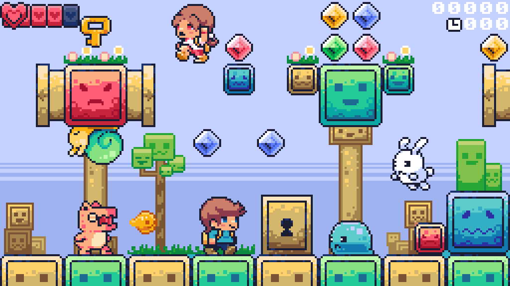 2D Cute platform Sprites by AxulArt