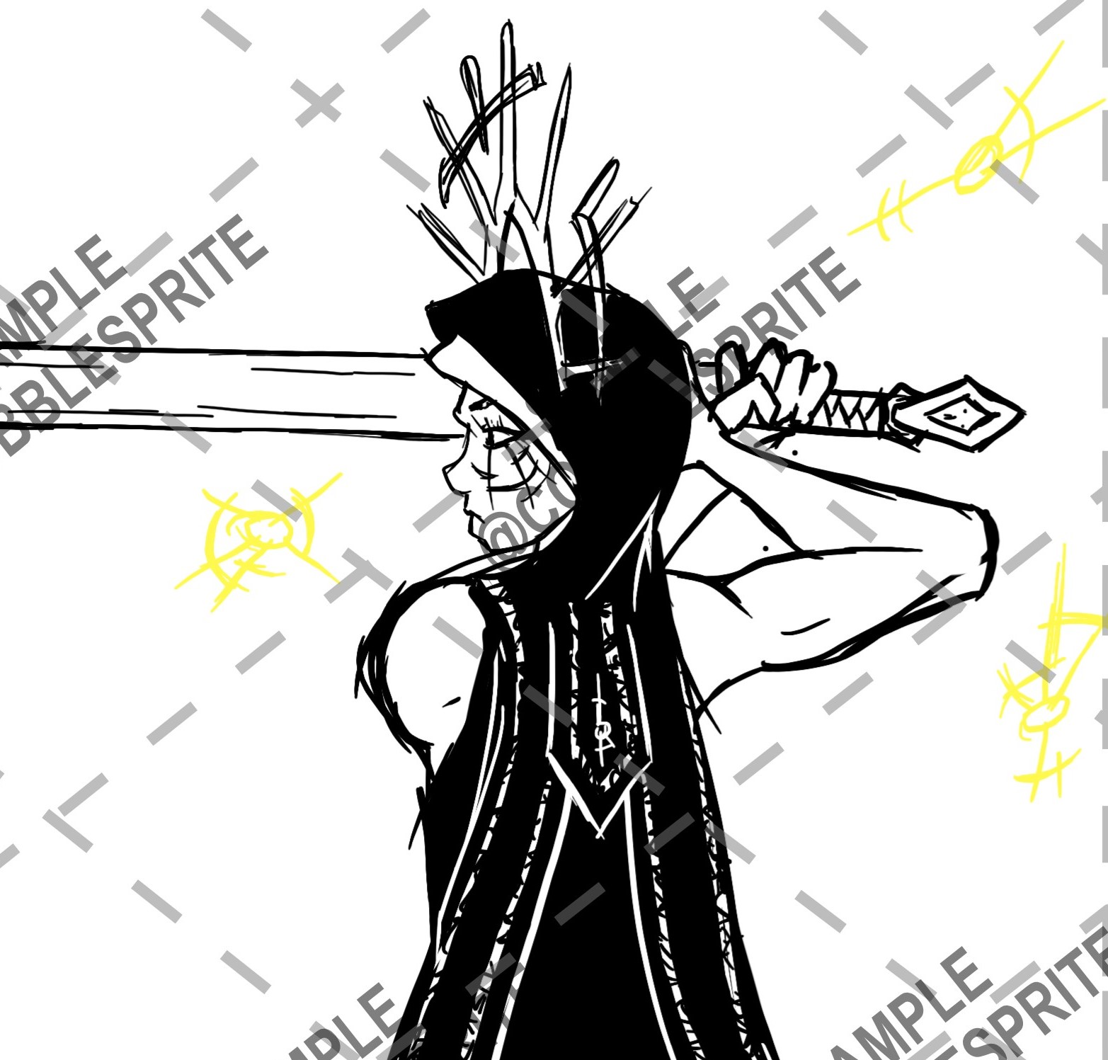 Stock Art - Rune Warrior Nun by CobbleSprite