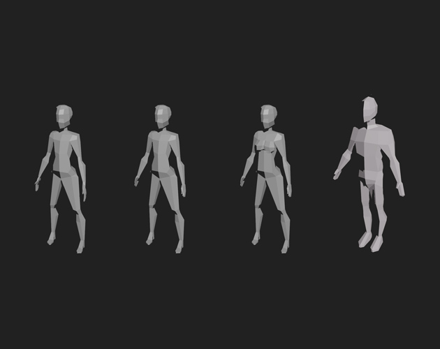 Low poly base Character by IDLandGames