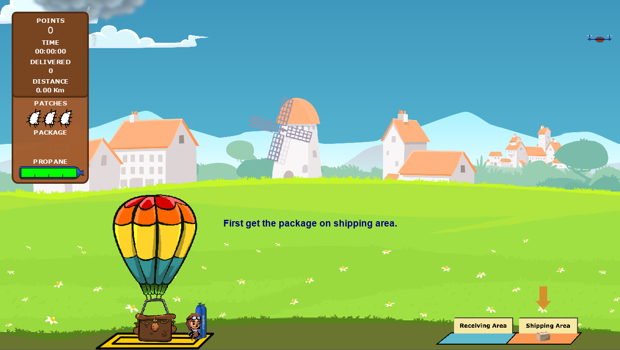 Delivery Ballon - Have fun delivering packages with your balloon ...