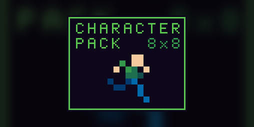 8x8 2D Character by Rob Hoff
